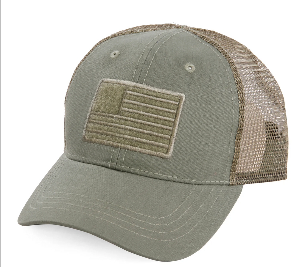 AMERICAN FLAG VELCRO - TRUCKER MESH HAT – outdoorworldhonduras