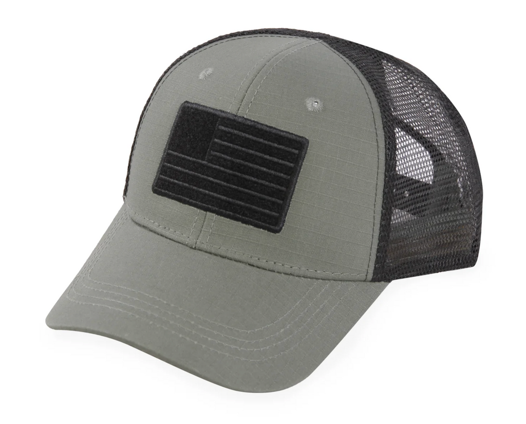 AMERICAN FLAG VELCRO - TRUCKER MESH HAT – outdoorworldhonduras